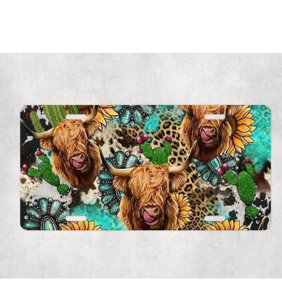 Country Grace With Alisha | Wall Decor | Highland Cow Sunflower Custom ...